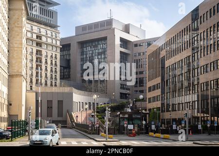 Brussels, Belgium. 18th Apr, 2023. Illustration shows the Justus ...