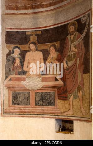 Robbio, church of San Pietro, sec. XII, built on the ancient road to ...