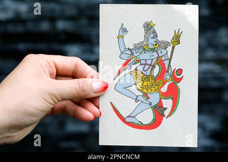 Shiva, the Hindu god of Transformation or Destruction Stock Photo - Alamy