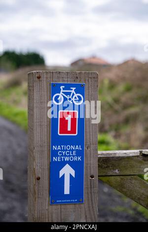 The Cinder Track - Scarborough to Whitby (21 miles Stock Photo - Alamy
