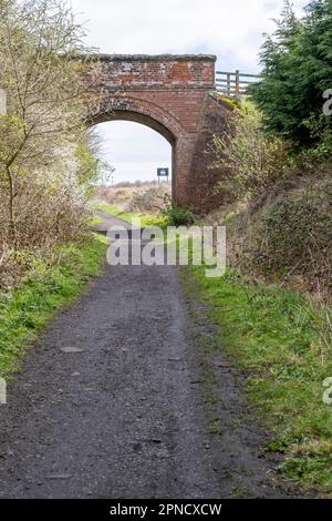 The Cinder Track - Scarborough to Whitby (21 miles Stock Photo - Alamy