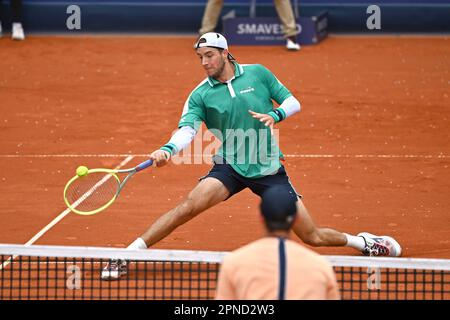Munich, Deutschland. 18th Apr, 2023. Jan Lennard STRUFF (GER) action ...