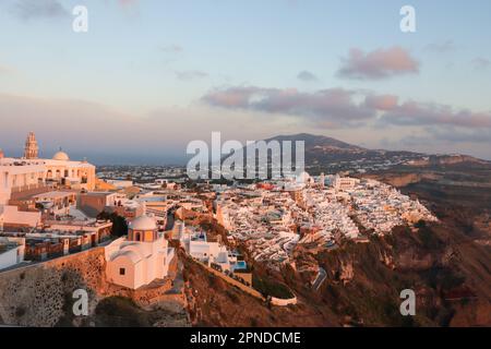 fira - sunset Stock Photo - Alamy
