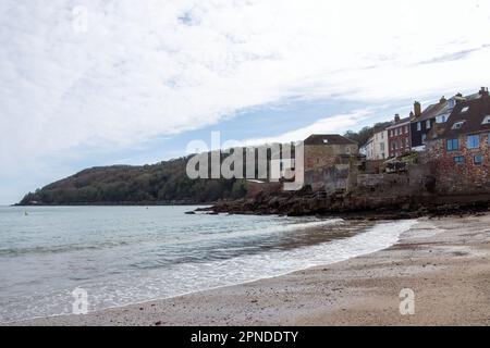 view of Kingsand and Cawsand two small villages in Cornwall Stock Photo ...