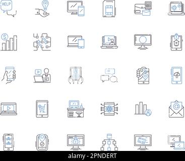 Risk assessment line icons collection. Risk, Assessment, Analysis ...