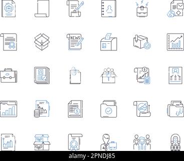 Practices line icons collection. Methodologies, Habits, Traditions, Routines, Customs, Protocols ...