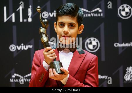 Sahal Zaman, winner of Best New Performer for "THE SUNNY SIDE OF THE ...