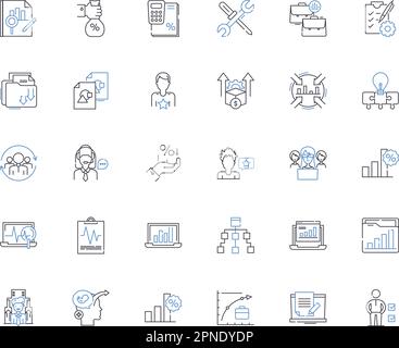 Ethos line icons collection. Integrity, Credibility, Hsty, Trusrthiness ...