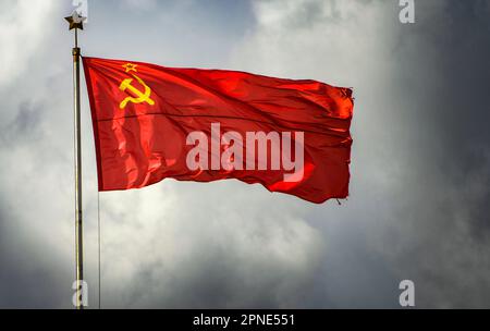 Flag of the Soviet Union. Russia is trying to restore the Soviet Union ...