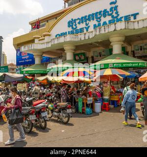 Orussey Market, Phnom Penh, Cambodia Stock Photo - Alamy