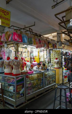 Inside the Orussey Market, Phnom Penh,Cambodia Stock Photo - Alamy