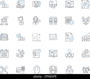 Competitor analysis line icons collection. Rivals, Analysis, Competition, Comparison, Market ...