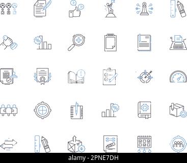 Robustness line icons collection. Resilience, Durability, Strength ...