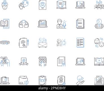 Authenticity originality line icons collection. Genuine, Uncommon ...