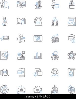 Elevation line icons collection. Altitude, Height, Summit, Peak, Top ...