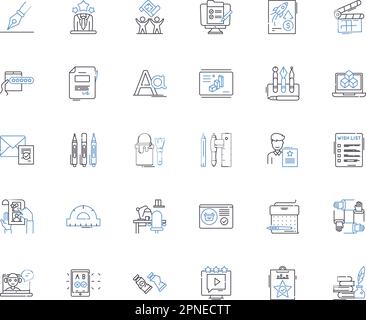 Reimagining line icons collection. Innovation, Renovation ...