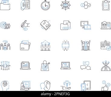 Assent line icons collection. Agreement, Approval, Acceptance, Consent ...