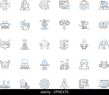 Standardization line icons collection. Uniformity, Consistency ...