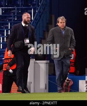 Chelsea owner Todd Boehly after the UEFA Conference League final match ...