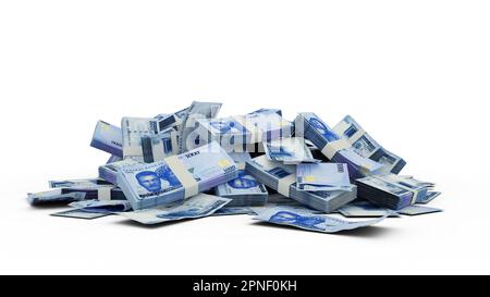 3D Stack of 1000 Nigerian naira notes Stock Photo - Alamy