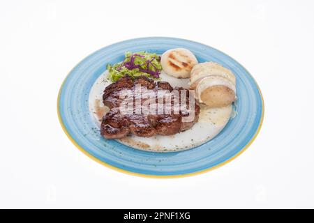 Punta De Anca - Tasty Cut Of Roast Beef With Steamed Potatoes Stock ...
