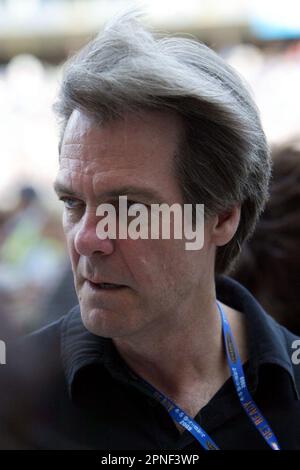 Don Walker Cold Chisel performing live in concert at ANZ Stadium as ...