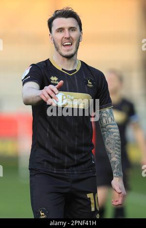 Hartlepools Callum Cooke during the Sky Bet League 2 match between ...