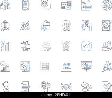 mtary management line icons collection. Strategy, Leadership ...