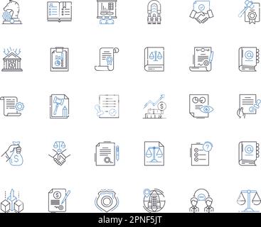 Findings and technology line icons collection. Discovery, Innovation ...