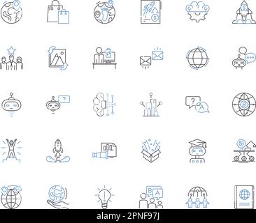 Innovations line icons collection. Advancements, Progressions ...