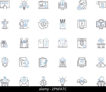 Positioning line icons collection. Alignment, Placement, Orientation ...