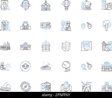 Promptness line icons collection. Timeliness, Punctuality, Speediness ...