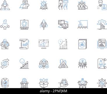 Capability line icons collection. Aptitude, Expertise, Proficiency ...