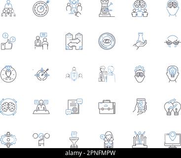 Evolution line icons collection. Adaptation, Mutation, Natural ...