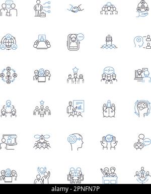 Vocalization line icons collection. Articulation, Chanting, Crooning ...