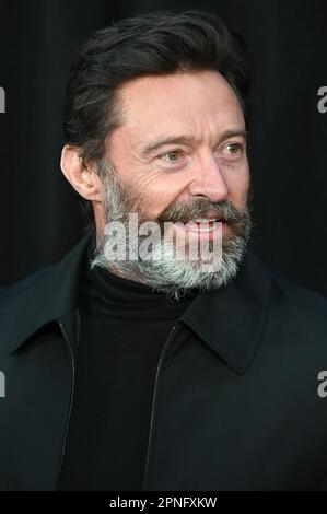 Hugh Jackman attends the premiere of Apple Original Films' "Ghosted" at ...