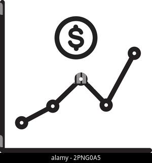 Rise icon vector. Suitable for mobile apps, web apps and print media ...