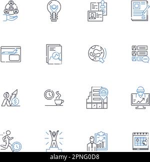 Appreciation line icons collection. Gratitude, Valuing, Thankfulness ...