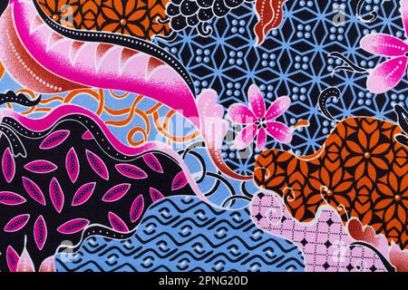 detailed pattern of batik cloth Stock Photo - Alamy