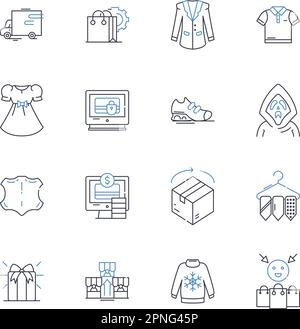 Gaming industry line icons collection. Online Gaming, eSports, Console ...