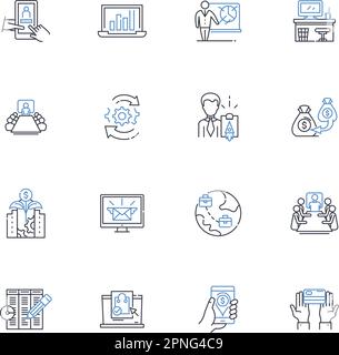 Evolution line icons collection. Adaption, Natural selection, Mutation ...
