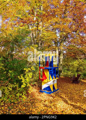 Stuttgart artist Otto Herbert Hajek, large sculpture Stuttgart, Baden ...