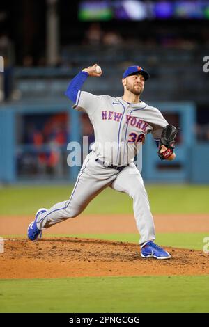 New York Mets' Tylor Megill pitches during the first inning of a ...