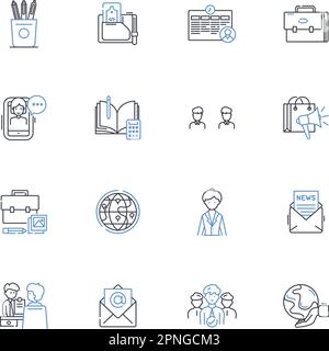 Standardization line icons collection. Uniformity, Consistency ...