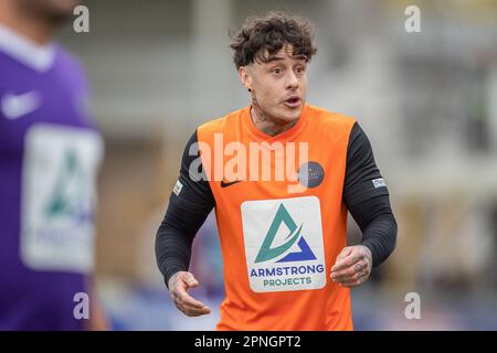 Chet Sket during a Celebrity Football Match at Edgar Street Football ...