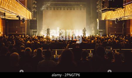 Copenhagen, Denmark. 09th, April 2023. The French metal act Igorrr ...