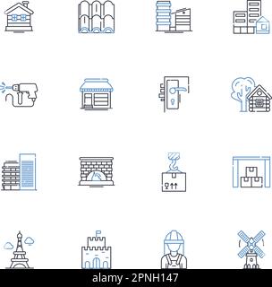 Reimagining line icons collection. Innovation, Renovation ...