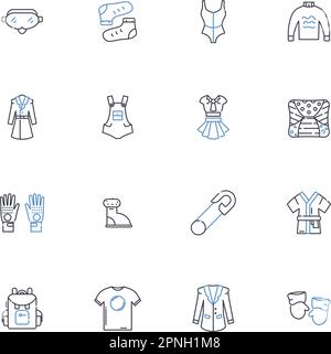 Regalia line icons collection. Crown, Scepter, Robes, Tiara, Medallion ...
