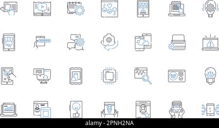 Neural nerks line icons collection. Artificial, Intelligence, Machine, Learning, Synapse ...