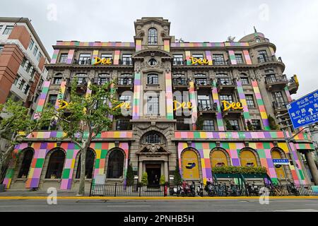 SHANGHAI, CHINA - APRIL 19, 2023 - The historic Shamei Building is ...